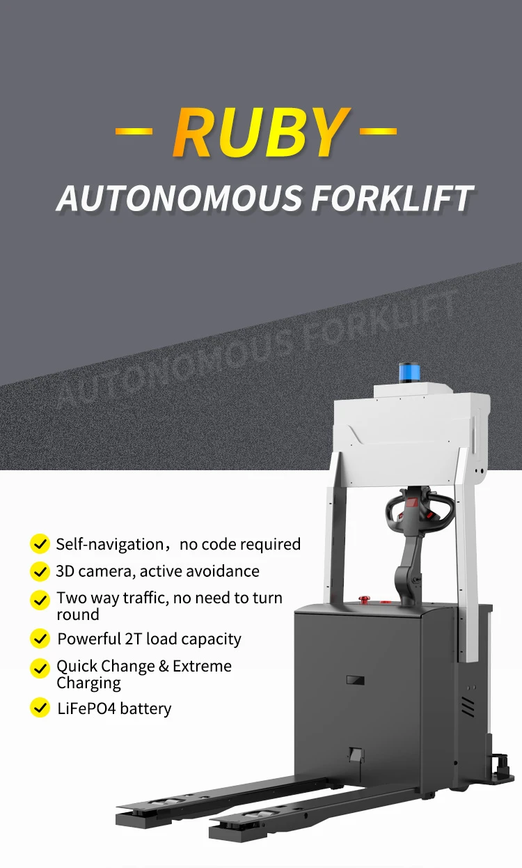Pembekal Forklift Autonomi RUBY Tersuai China, Pengilang - Borong Terus ...